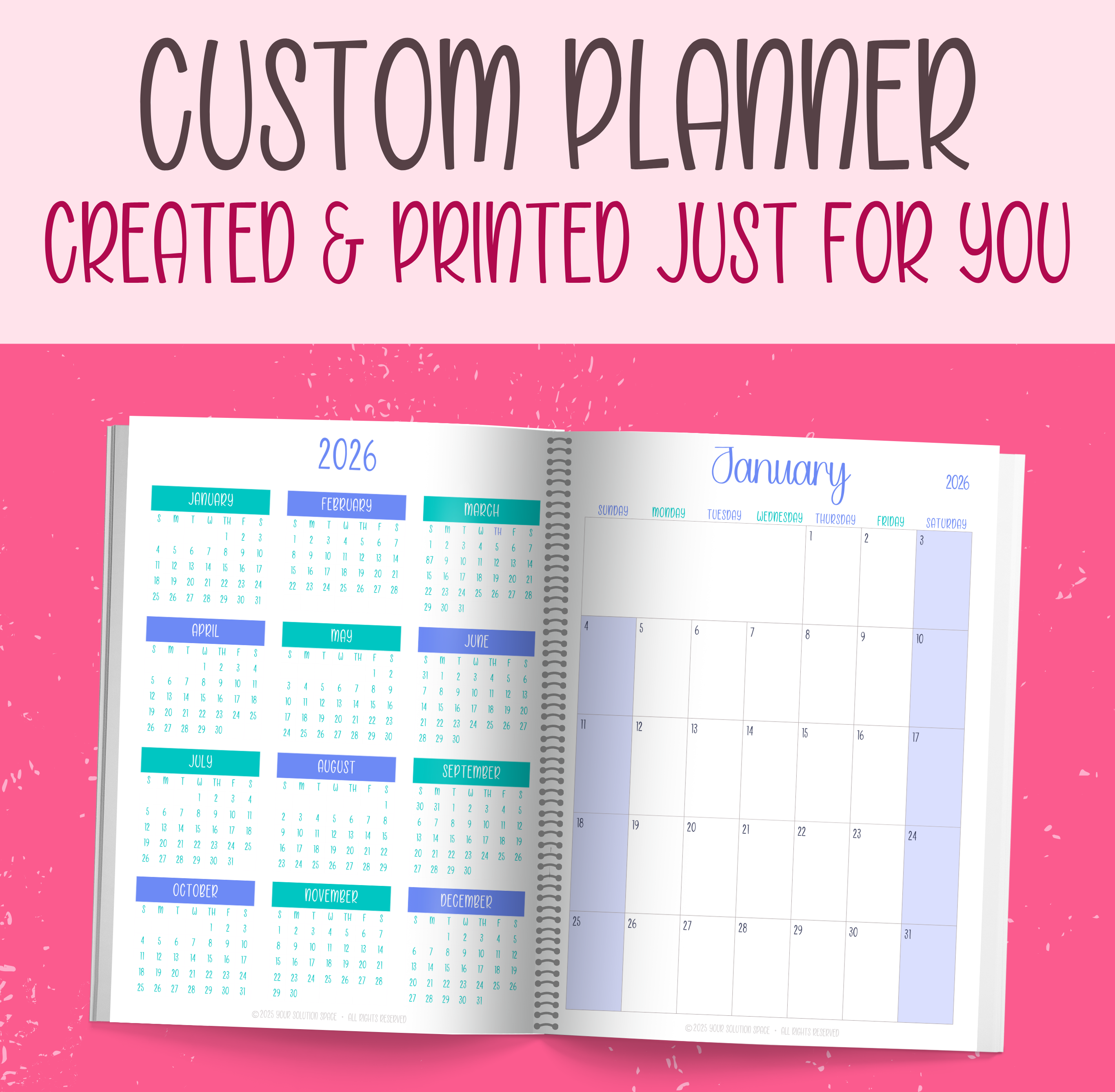 Custom Planners Your Way – Your Solution Space